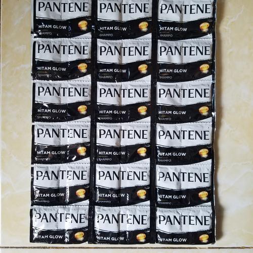 Jual pantene Sampo Hitam Glow per 1 renceng ( isi 12 sachet) - Kota ...