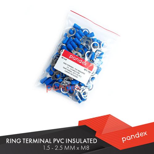Jual Pandex Ring Terminal 1.5-2.5mm RV2-8 Insulated / Skun O / Scun ...