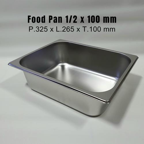 Jual GN Food Pan 1/2 x 100 mm Stainless Steel I Wadah Makanan - Food ...