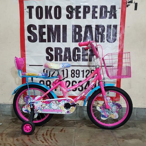 Jual sepeda mini 16 monchichi kuda poni pink biru - Kab. Sragen ...