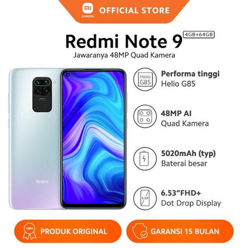 Jual XIAOMI REDMI NOTE 9 RAM 6/128GB GARANSI RESMI-SECOND - Jakarta ...