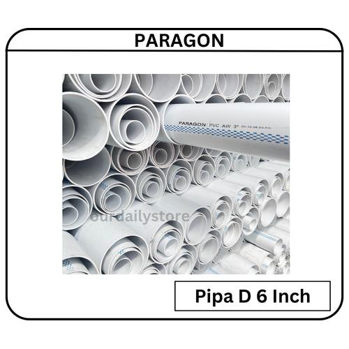 Jual Pipa / Pralon PVC Air Bersih Paragon D 6" 6 Inch 1 Batang - Kota ...