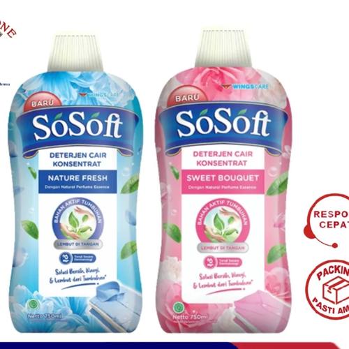 Jual so soft detergent cair 750 ml - Biru - Kota Surabaya - DIA'SHOPSBY ...