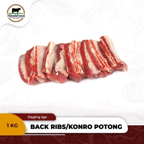 Jual Back Ribs/Konro/Daging Sapi Iga - Konro Utuh Potongan (500 gr ...