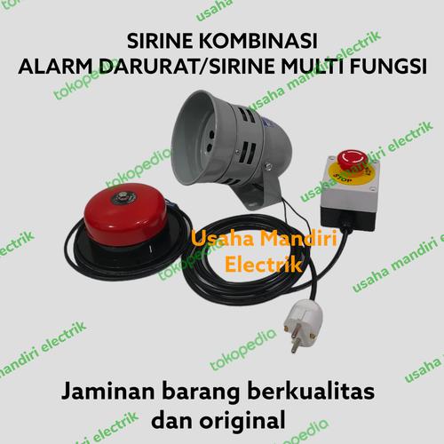 Jual ALARM DARURAT KOMBINASI/SIRINE DARURAT KOMBINASI BELL+MS-290 ...