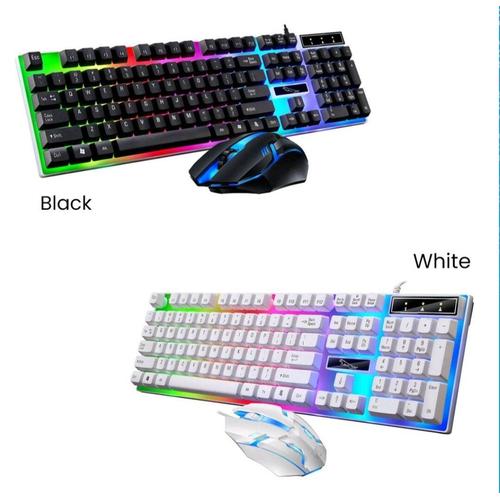 Jual Mouse Gaming+Keyboard Set Led RGB Kabel Mouse Plus Keyboard Set ...