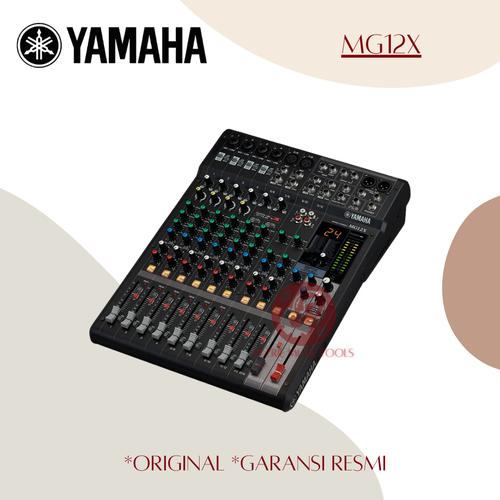 Jual Mixer Yamaha MG12X 12-channel Stereo Mixer Yamaha Mg-12x Original ...