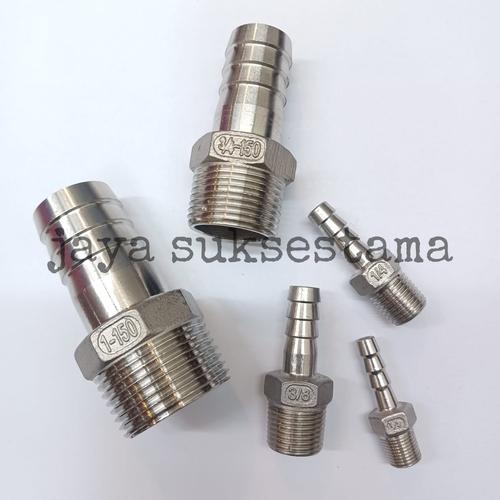 Jual King Naple Hose Nipple SS304 / Nepel Selang Stainless Steel 1/2 ...