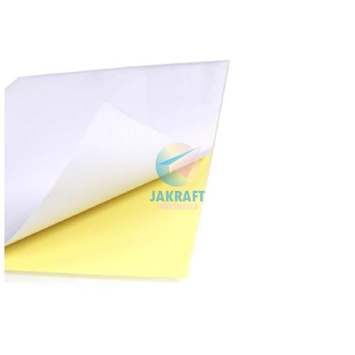 Promo Kertas Stiker Doff HVS F4 Folio Sticker Matte Doft Putih High ...