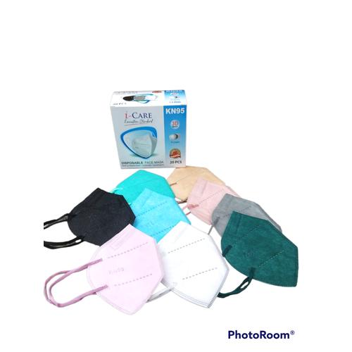 Jual Masker 5ply KN95 I-Care 3D Mask Pack 10pc Harga Eceran Per pc ...
