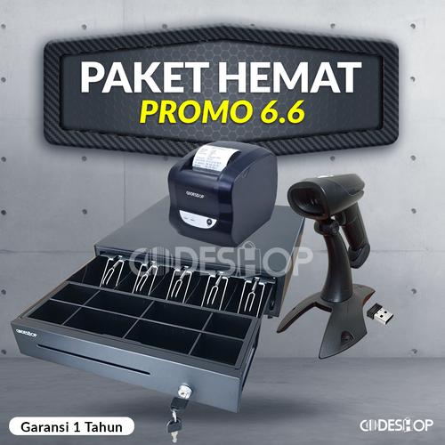 Jual Paket Printer Kasir Scanner Barcode Laci Kasir + Voucher Indomaret ...