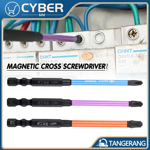 Jual 110mm Mata Bor Obeng Magnetic / Mata Obeng Cross PH1 PH2 PH3 ...