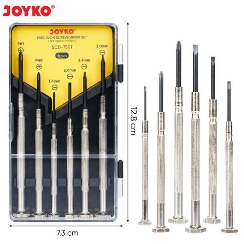 Jual Joyko Precision Screwdriver Set / Obeng Set Presisi (1 Set 6 Obeng ...