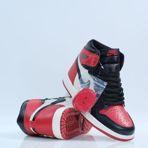 Jual Sepatu Nike Air Jordan 1 High Retro Bread Toe Bnib 100% Realpick ...