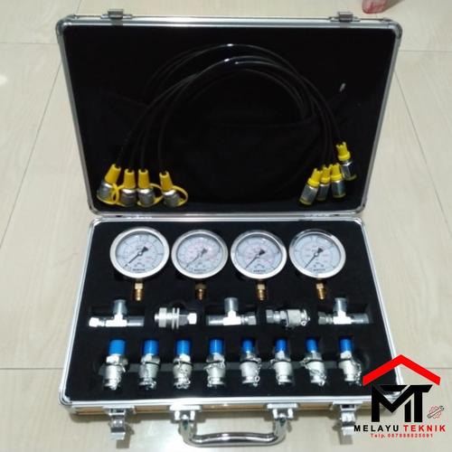 Jual Alat Test Excavator Tester Kit 4 Mata Hydraulic Preasure Gauge ...