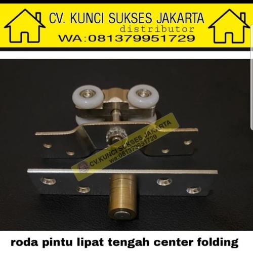 Jual roda pintu lipat tengah roda pintu sleding 120kg roda husky 100% ...