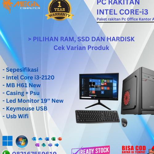 Jual Sepaket PC Rakitan (Core i3-2120 Ram, Ssd, Hdd, Cek Varian Produk ...