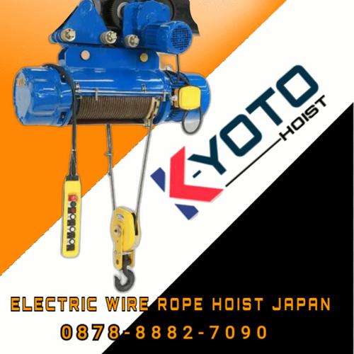 Jual ELECTRIC WIRE ROPE HOIST 1 TON X 12 METER K-YOTO JAPAN - Jakarta ...