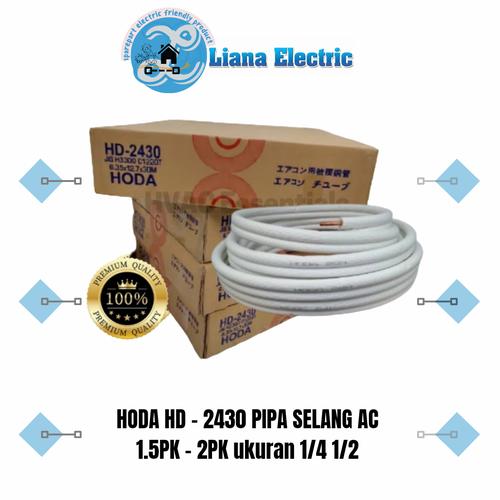 Jual PIPA SELANG AC HODA HD-2430 1.5PK - 2PK UKURAN 1/4 1/2 HARGA ...