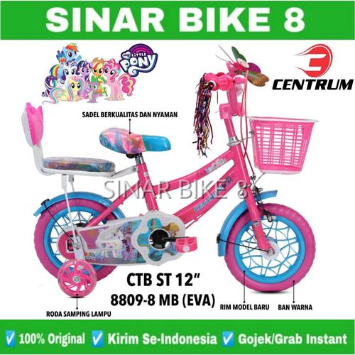 Jual Sepeda Mini Anak Perempuan CENTRUM ST 8809-8 MB Ukuran 12 inch Ban ...