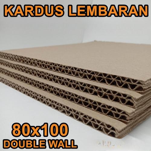 Jual Kardus Karton Lembaran Potongan Corrugated Sheet Double Wall ...