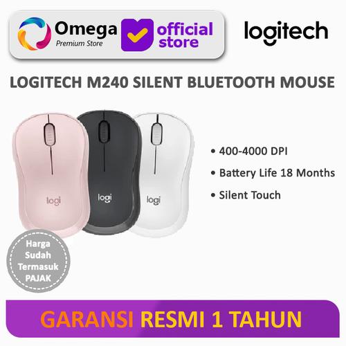 Promo Logitech M240 Silent Bluetooth Mouse - Hitam - Kota Medan - Omega ...
