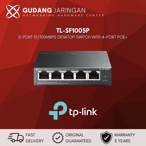 Jual TP-LINK TL-SG1005P 5-Port Gigabit Desktop Switch with 4-Port PoE - Jakarta Pusat - GUDANG ...