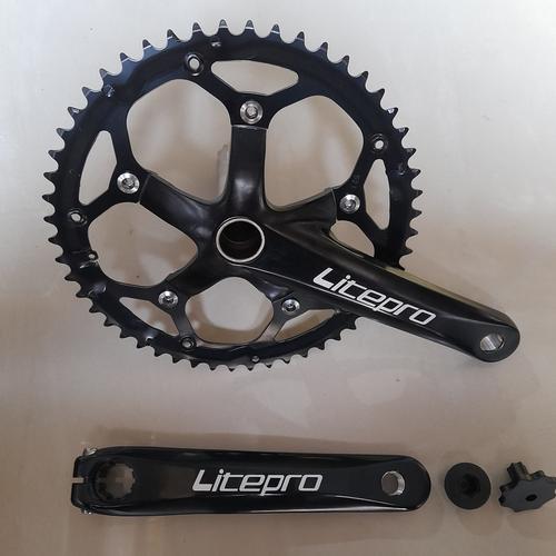 Jual crank litepro ht2 + chainring 52t hitam bcd 130mm - ada bb ...