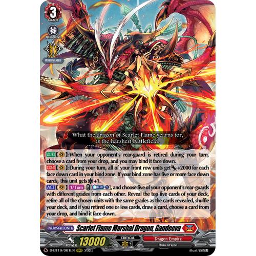 Jual Scarlet Flame Marshal Dragon, Gandeeva D-BT10/001EN | VGD English - Jakarta Barat - Carttu ...