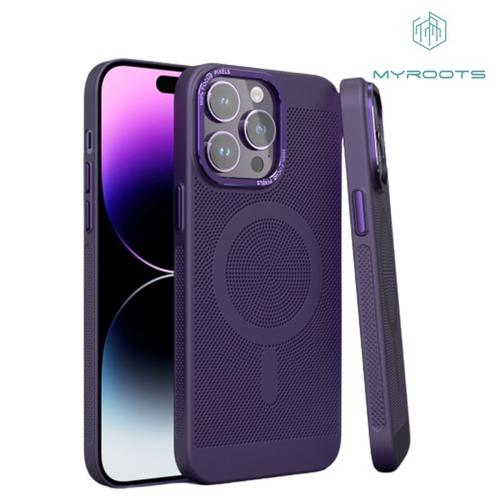 Promo Myroots Magsafe Case For Iphone 14 13 Pro Max Series Heat Case ...