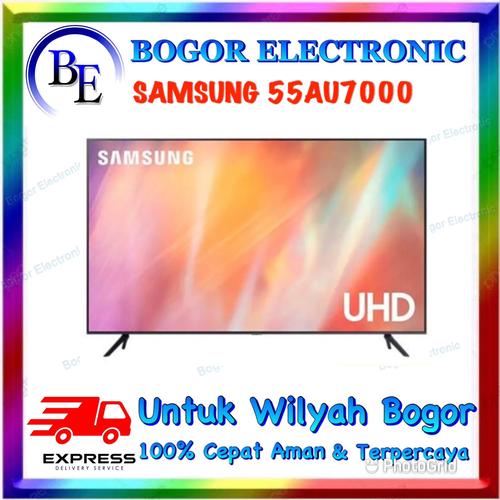 Promo SAMSUNG LED SMART TV 4K 55 INCH | UA55AU7000 | 55AU7000 | UHD 4K ...