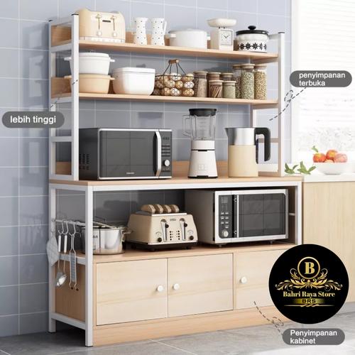 Promo Rak Dapur Serbaguna Besi Rak Susun Lemari Dapur Kitchen Rak ...