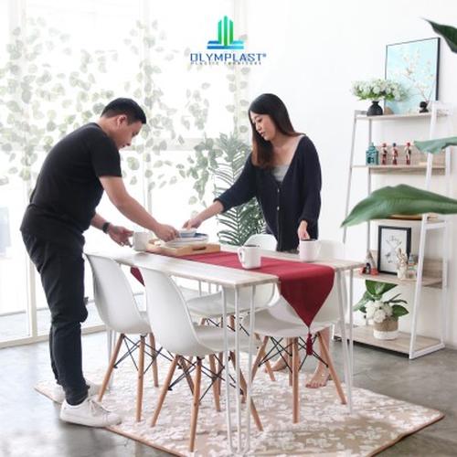 Jual Kursi makan teras taman cafe tamu plastik Olymplast Milenial ...