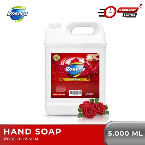 Promo Rosera Hand Soap 5 Liter Sabun Cuci Tangan Rose Blossom KHUSUS ...