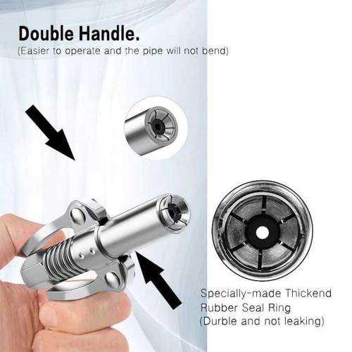 Jual Alat Grease Coupler Heavy Duty Handle Ganda Self-Locking Coupler ...