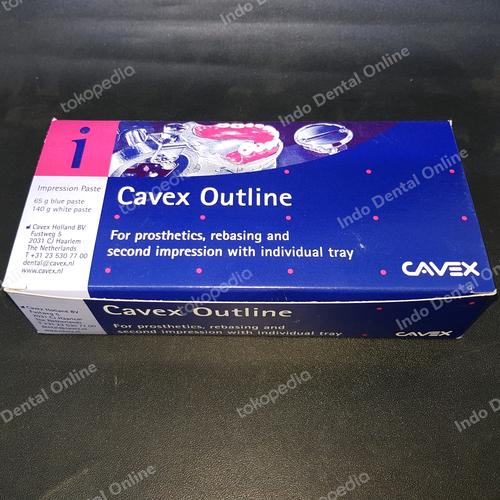 Jual Cavex Outline ZOE Impression Prosthetics Rebasing Paste Bahan ...