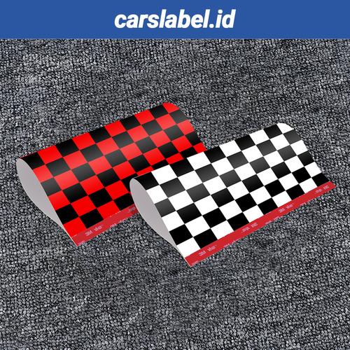 Jual CHECKER Label Tag Mobil - Variasi Pintu Bagasi - Hiasan Stiker ...