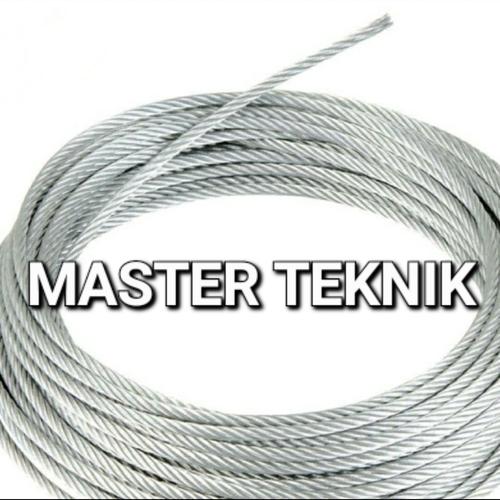 Jual Tali Kawat Sling Baja Size 3 mm -8 mm Wire Rope Winch Hoist 1 meter - Jakarta Timur ...
