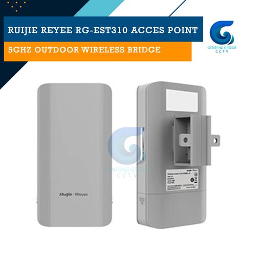 Jual Acces Point Outdoor Wireless Bridge 5GHz RG-EST310 Ruijie Reyee ...
