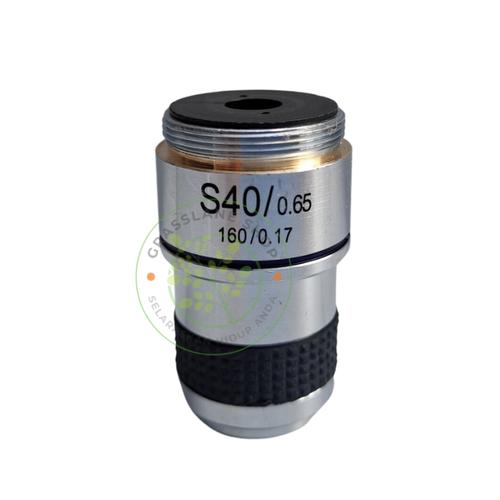 Jual Lensa Objective Microscope Lens Objektif Mikroskop 40x - Komplit ...