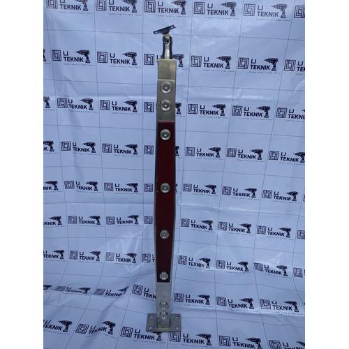 Jual RAILING TANGGA REELING TANGGA PANEL KAYU + STAINLESS JEPIT PIPA 5/ ...