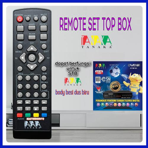 Jual REMOT REMOTE SET TOP BOX DVB T2 TANAKA BODY BESI DUS BIRU ...
