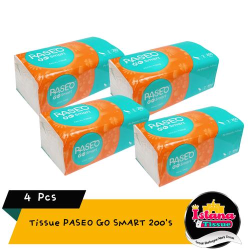 Jual Tissue PASEO GO SMART 200 sheet (PAKET 4 pcs) - Kota Malang ...