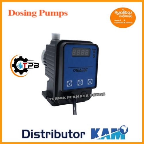 Jual Dosing Pump 3 LPH Pompa Dosing Createc E0703 7bar Dosing Pump 3L ...