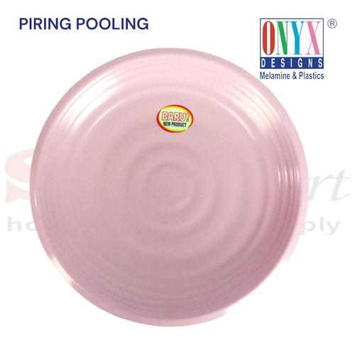 Jual ONYX PIRING BULAT POOLING MELAMINE WARNA PASTEL - PINK MUDA, 8.5 ...