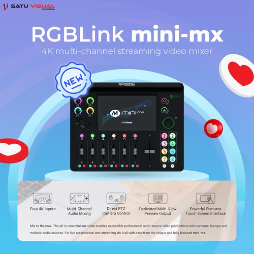 Jual RGBLink Mini-Mx Streaming Video Mixer - Jakarta Barat - Satuvisual ...
