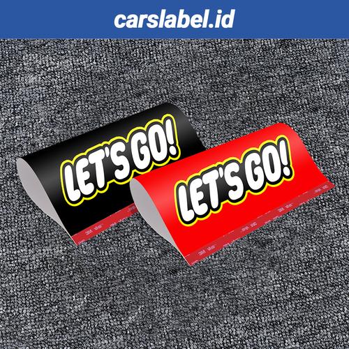 Jual LETSGO Label Tag Mobil - Variasi Pintu Bagasi - Hiasan Stiker Lego ...