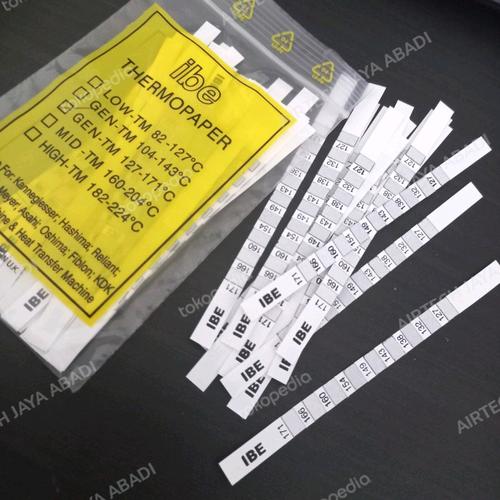 Jual THERMOPAPER IBE GEN-TM 127°C - 171°C ISI 50 PCS - Kab. Bandung ...