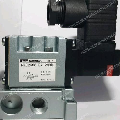 Jual Solenoid Parker Kuroda PMS 2406-02-200D / solenoid parker kuroda ...