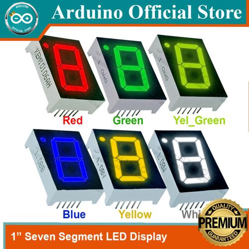 Jual 1" Seven Segment Display 1 Digit 7-Segment 1 inch LED Digital Tube ...